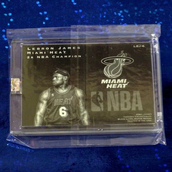 NBA | Other | Lebron James With Mask Kapow Legacy Black Label Card ...
